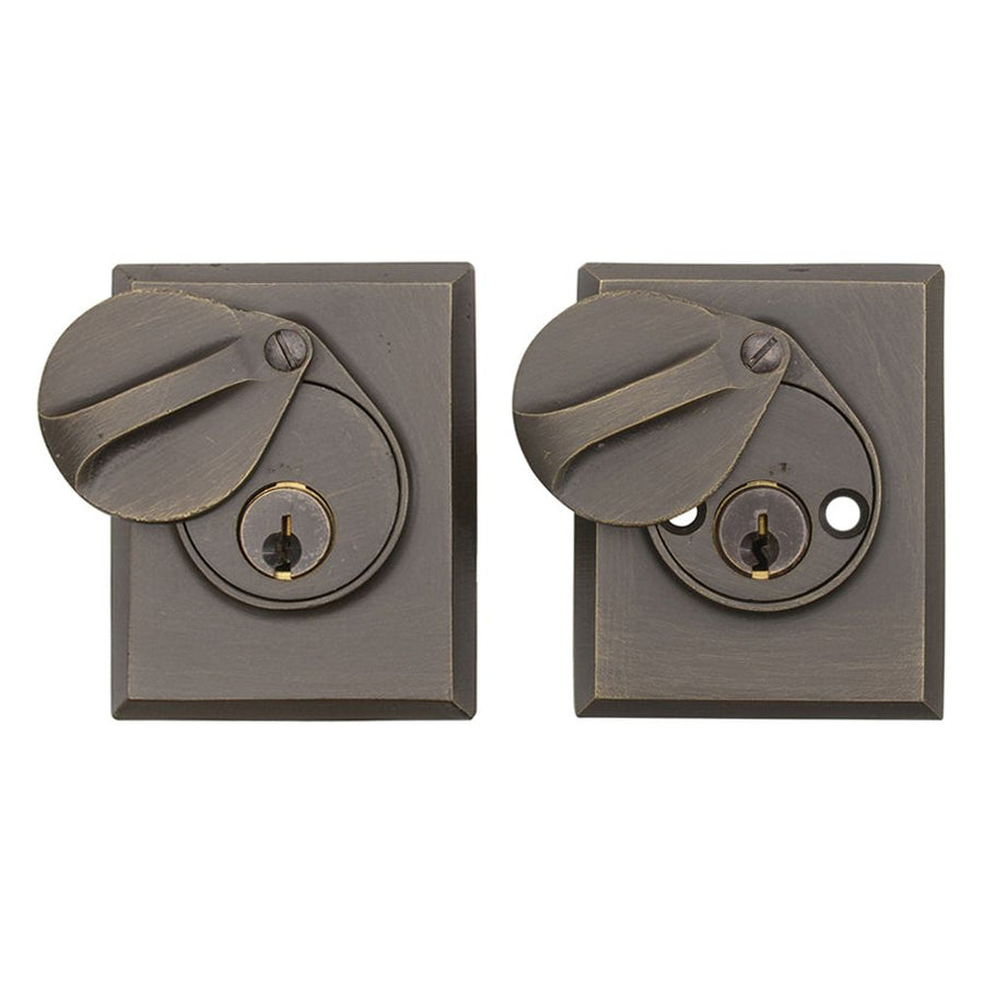 Sandcast Bronze Rectangular Deadbolt | HardwareSource